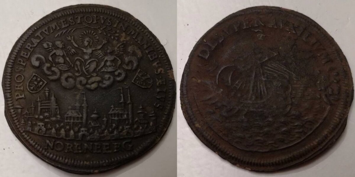 Nürnberg jeton 1600-1700 - Norges Metallsøkerforening | Museum