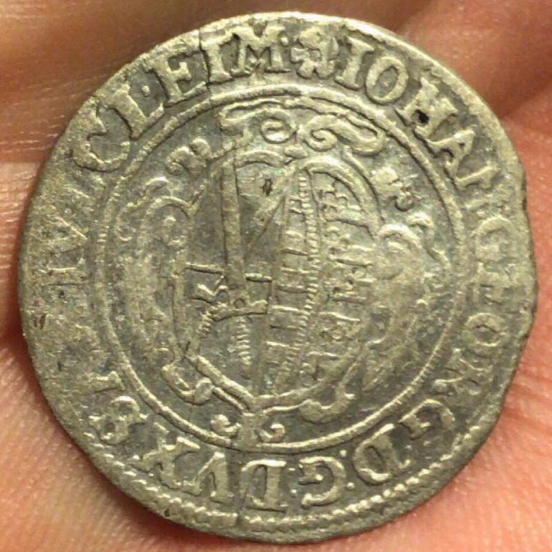 1/24 Thaler 1629 Johan Georg I - Norges Metallsøkerforening | Museum